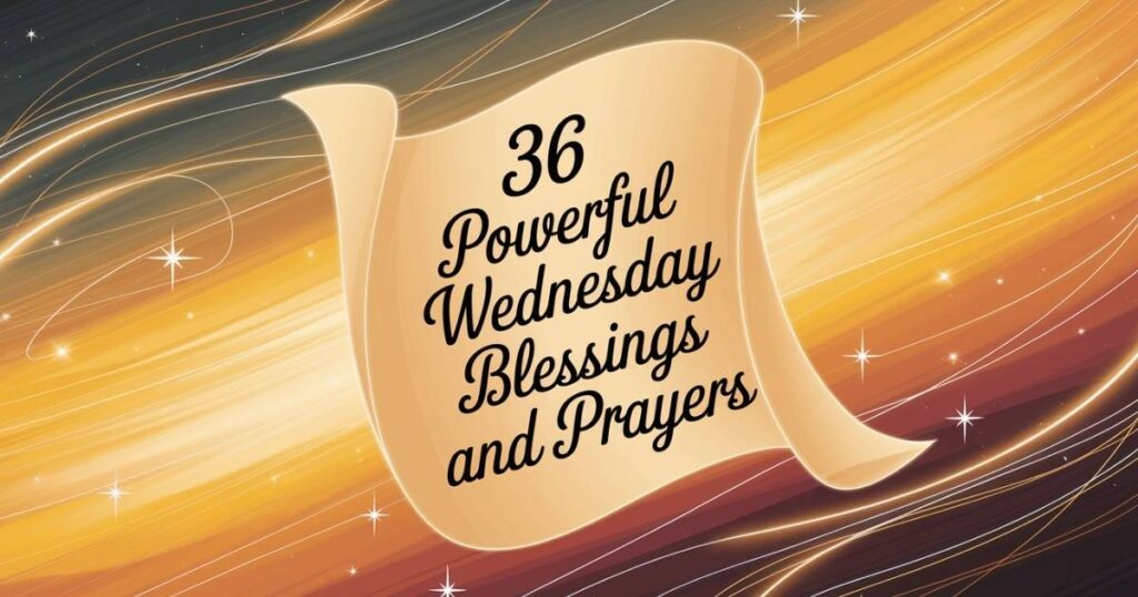 36 Powerful Wednesday Blessings and Prayers