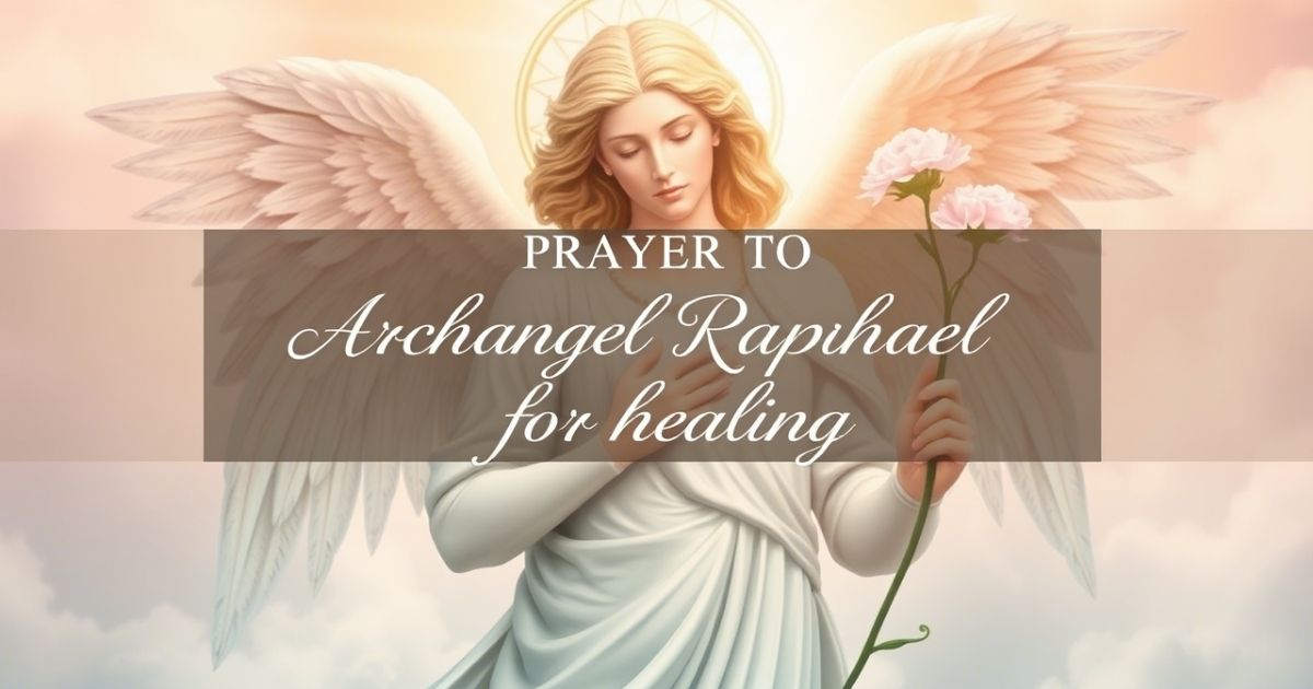 35 Effective Prayer To Archangel Raphael for Healing